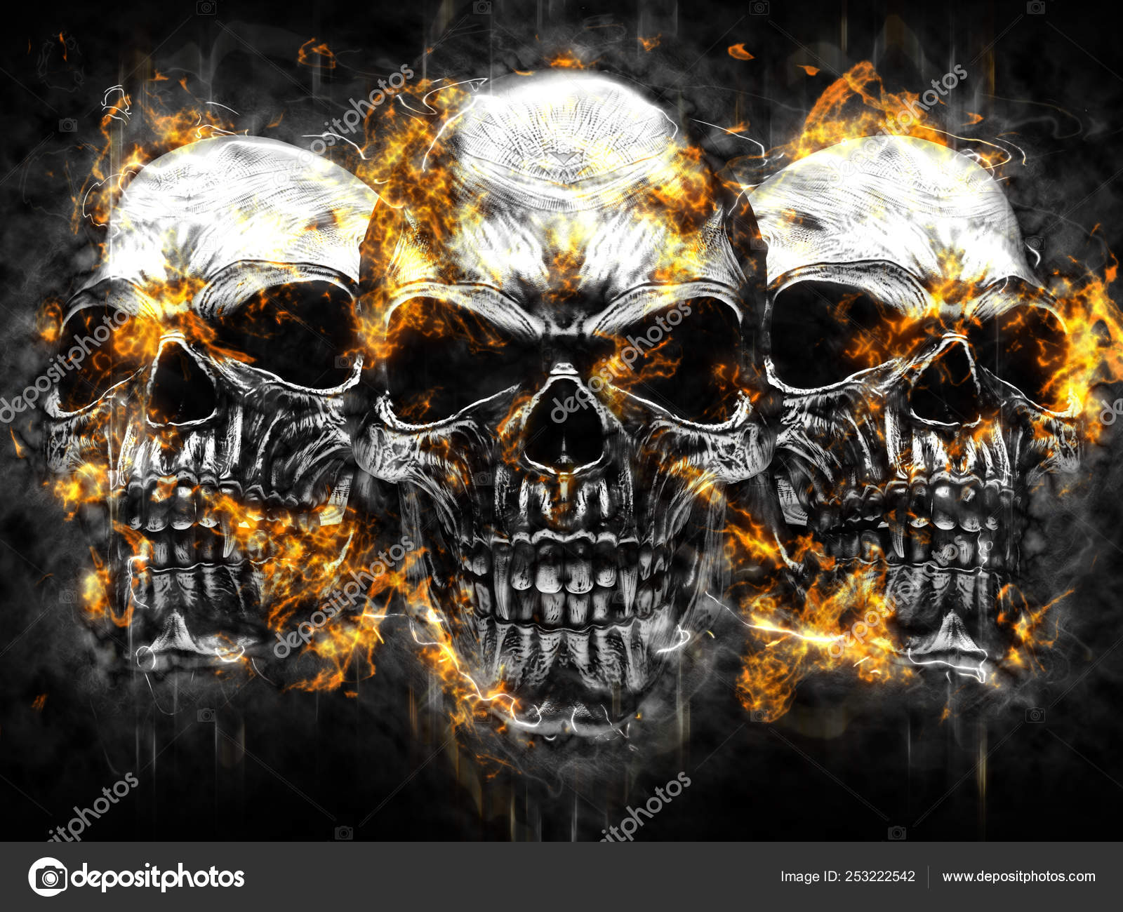 Vampire Skull Wallpaper