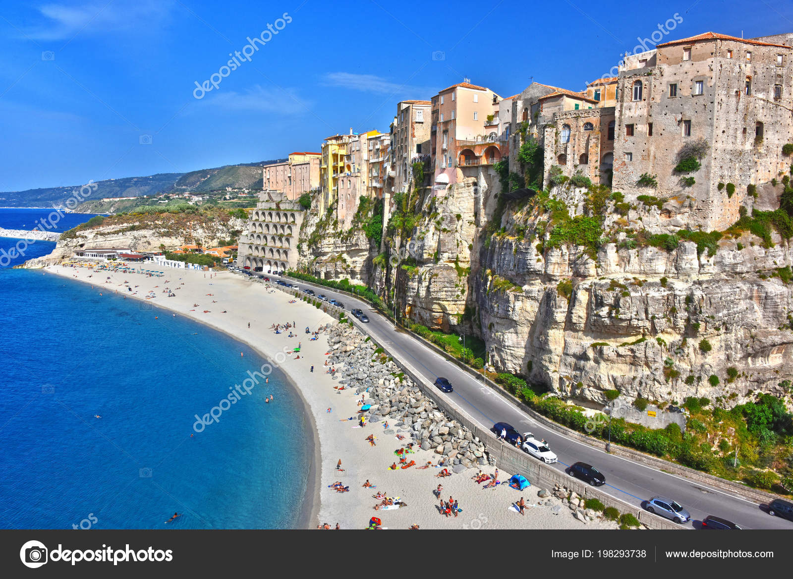 City Tropea Province Vibo Valentia Calabria Italy Stock Photo by ...