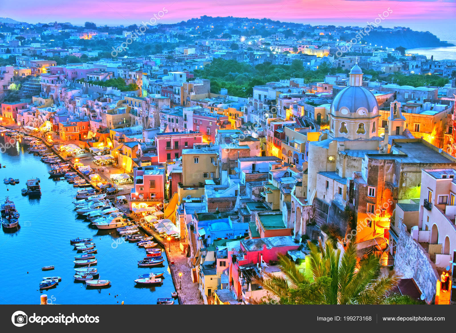 Architecture Procida Island Comune Metropolitan City Naples Campania ...