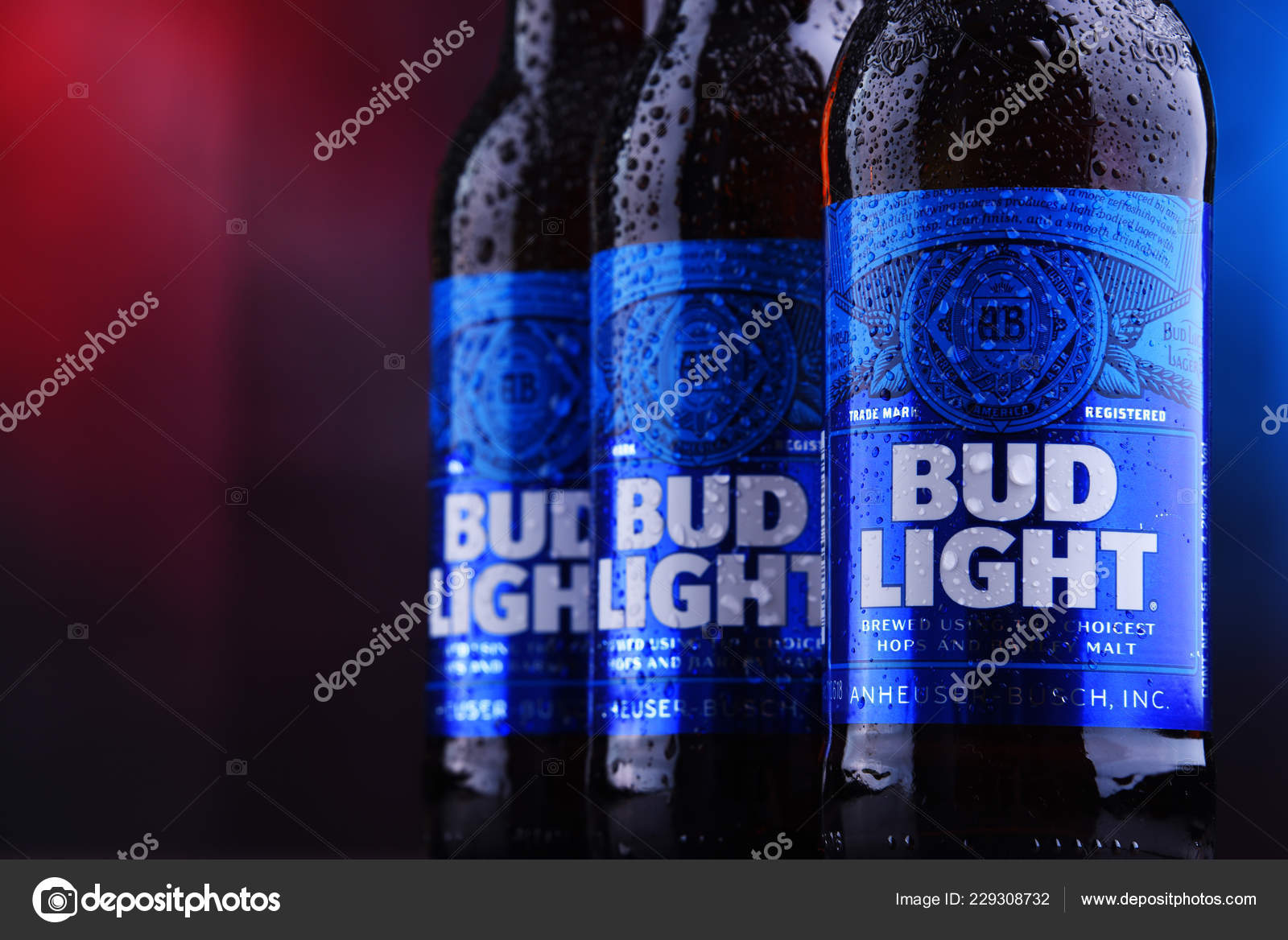 Cerveza Bud Light Botella De Aluminio | Shelly Lighting