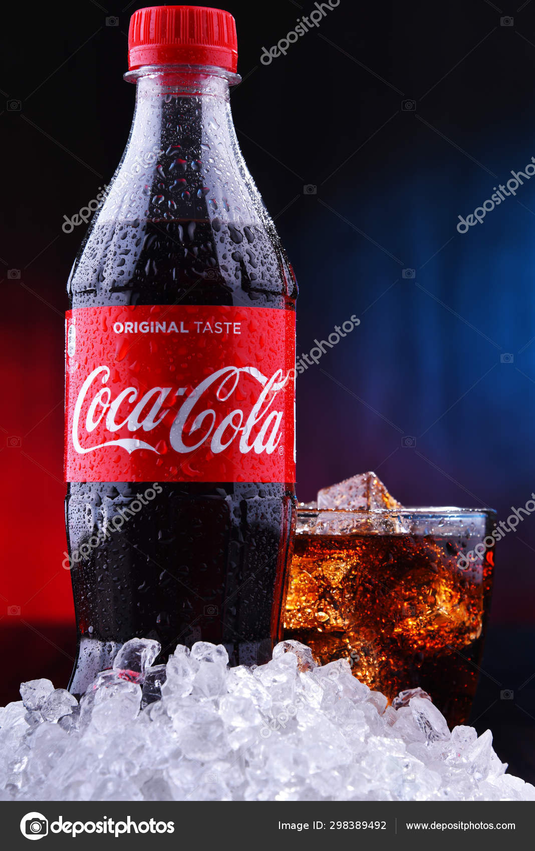 A bottle and a glass of Coca-Cola – Stock Editorial Photo © monticello ...