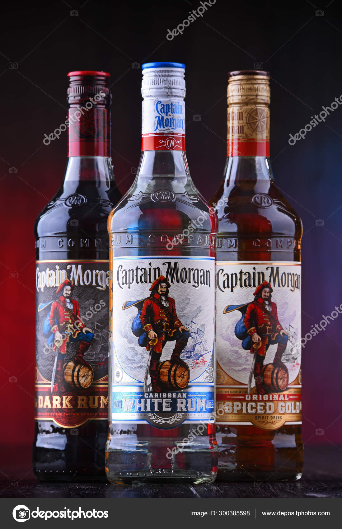 Captain Morgan Bottle Label