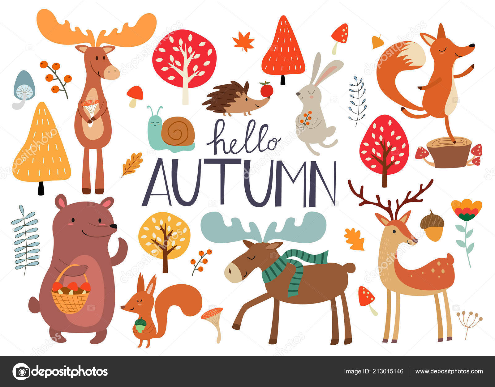 Fall Pictures With Animals