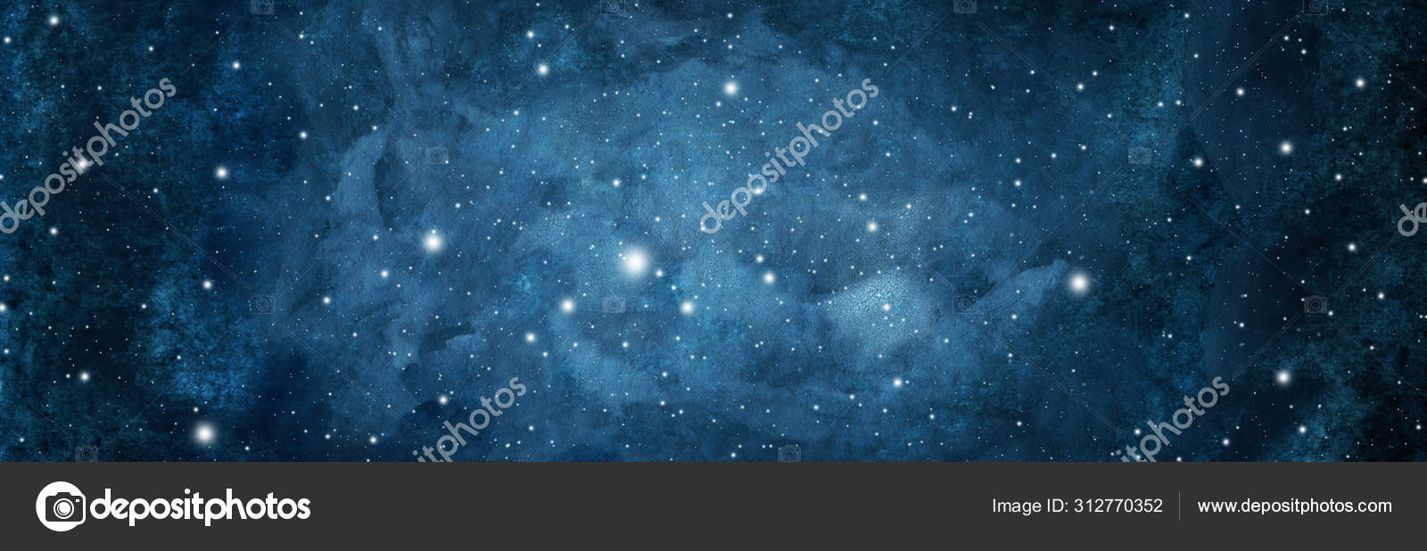 Watercolor Night Sky Background Stars Cosmic Texture Glowing Stars ...