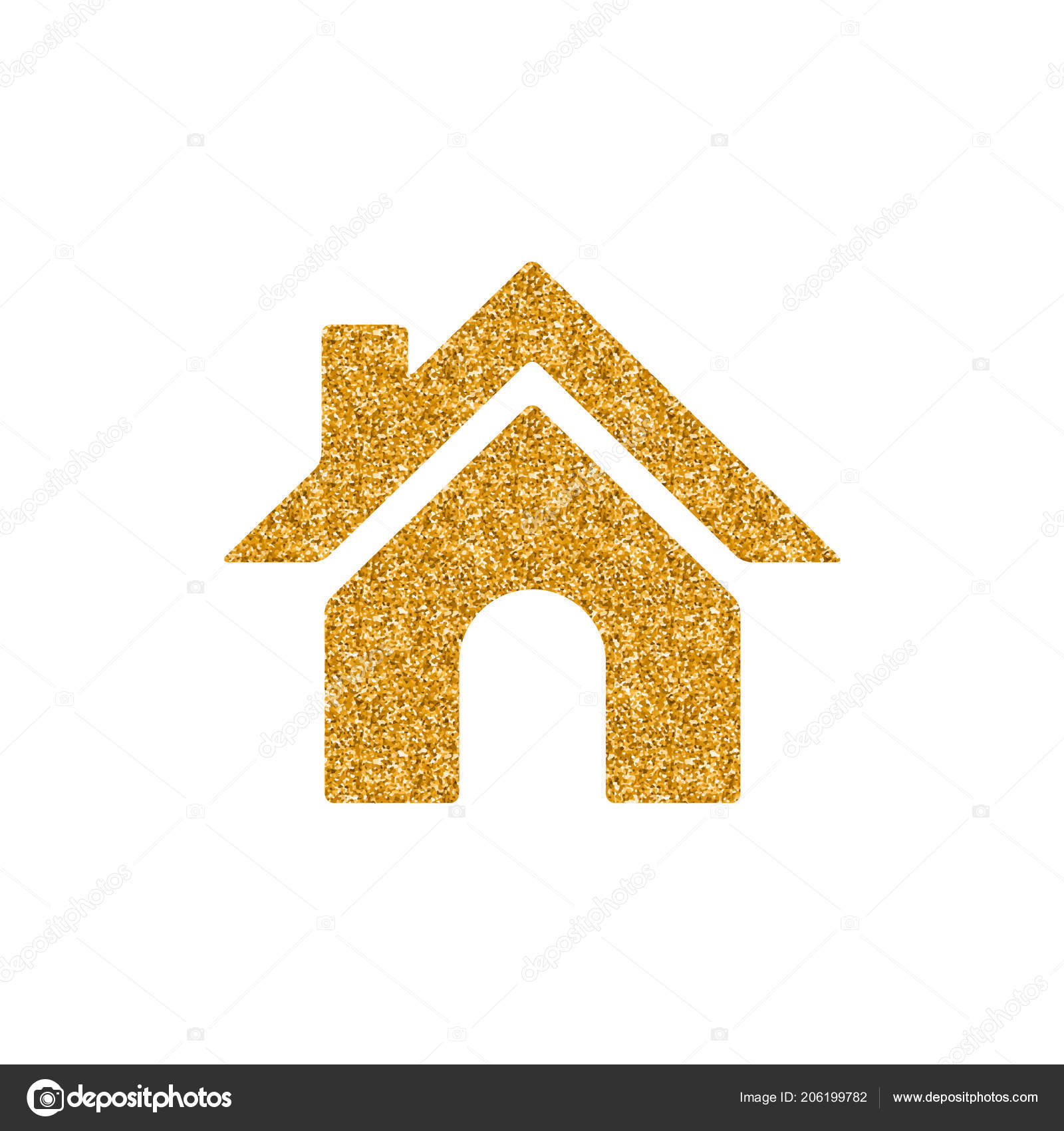 Home Button Icon Isolated White Background Stock Vector by ©puruan ...