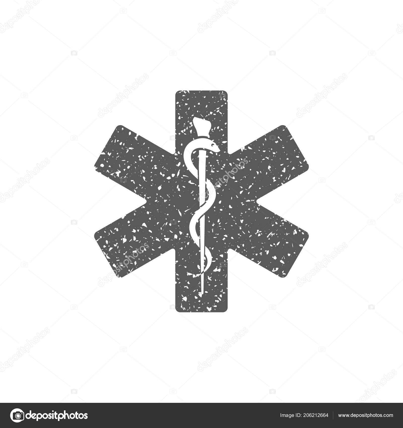 Medical Symbol Icon Isolated White Background Stock Vector Image by ...