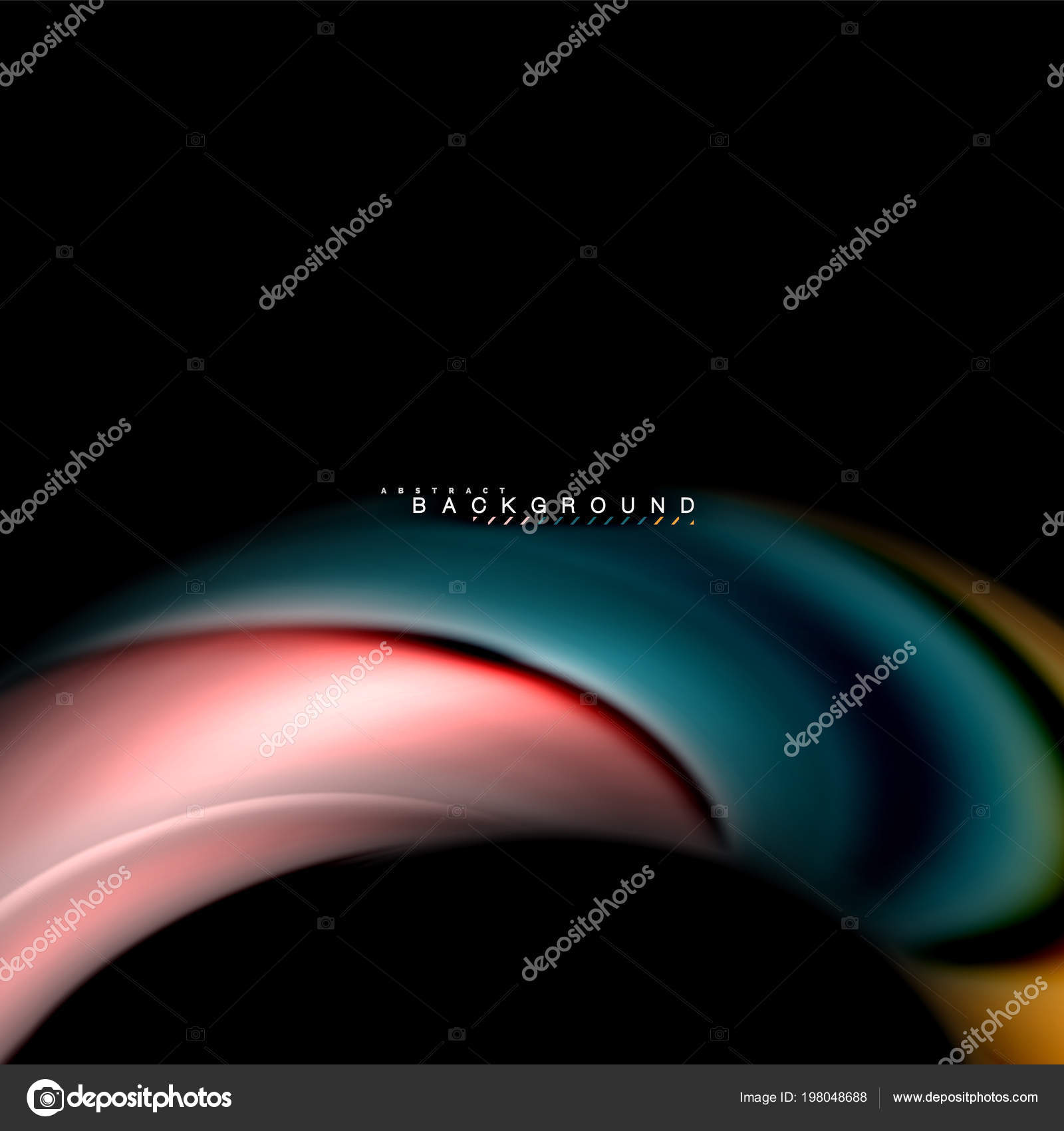 Fluid mixing colors vector wave abstract background design. Colorful ...
