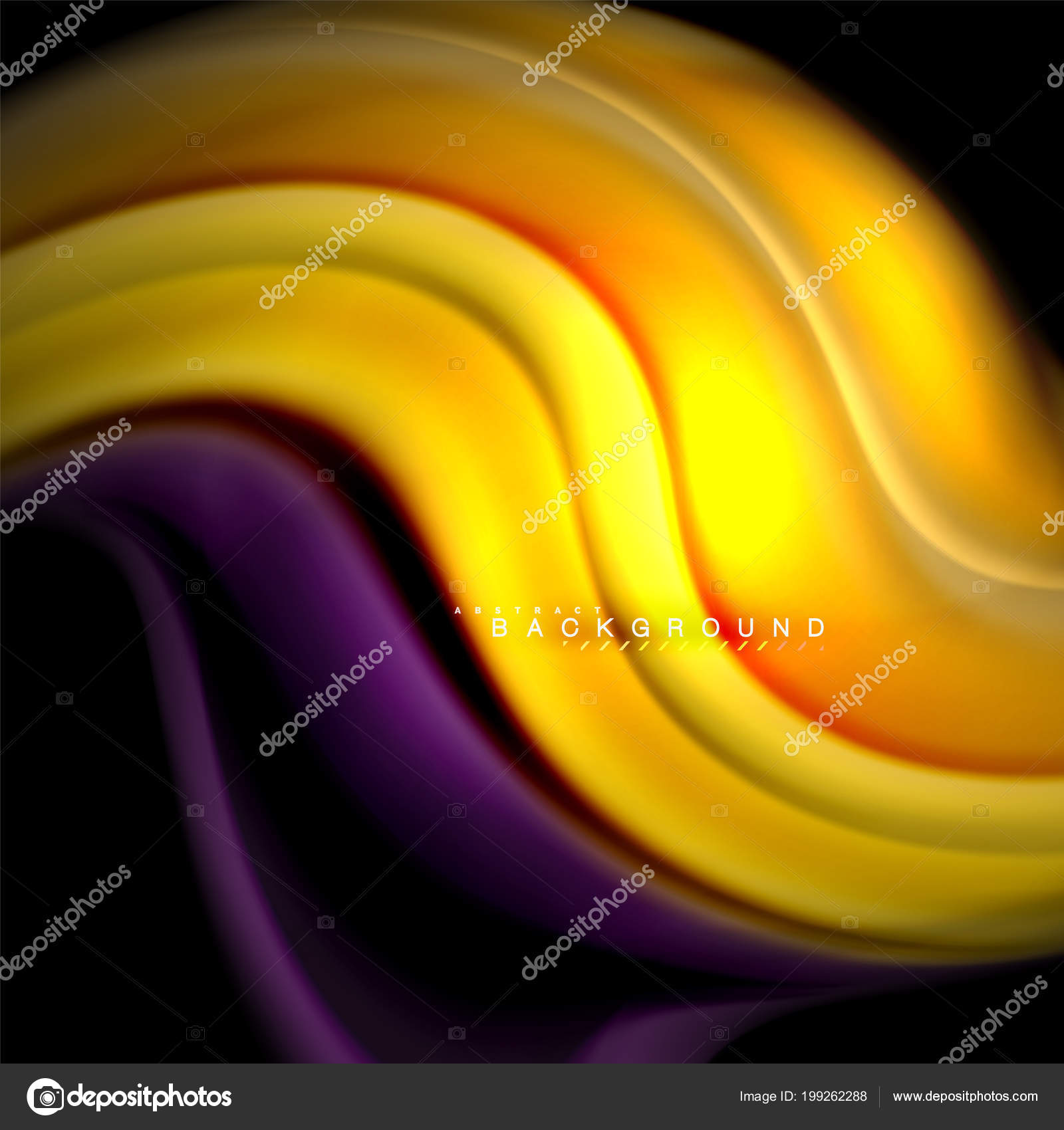 Fluid mixing colors vector wave abstract background design. Colorful ...