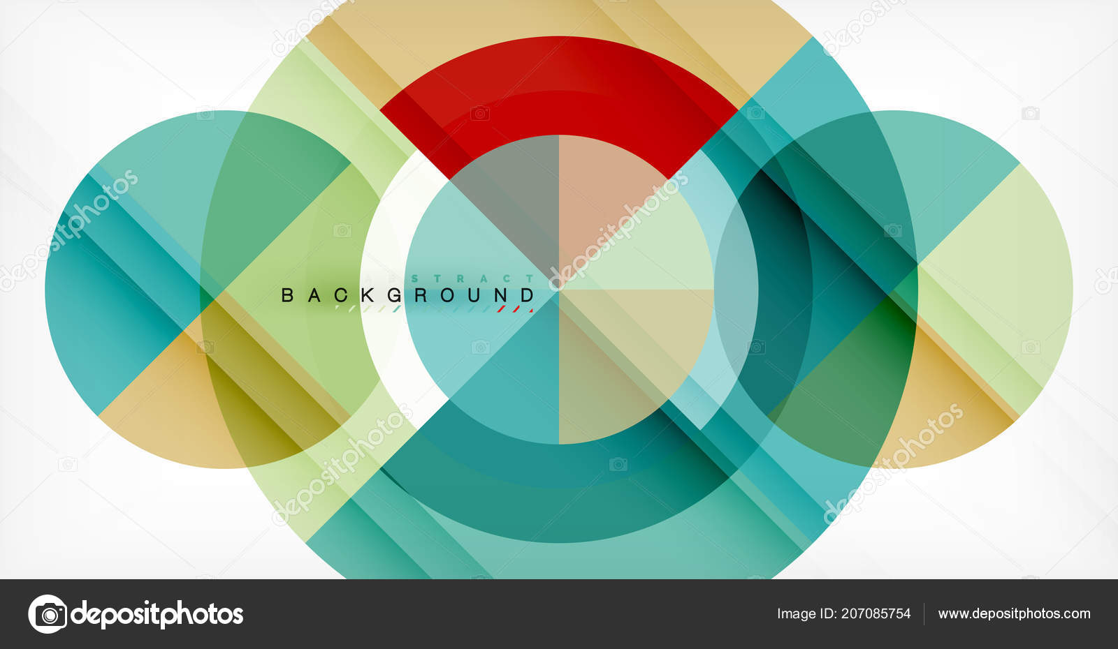Vector circle abstract background Stock Vector by ©akomov 207085754