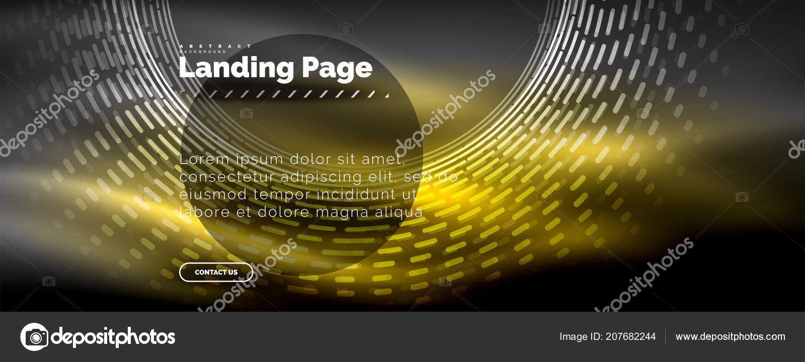 Neon glowing techno lines, hi-tech futuristic abstract background ...