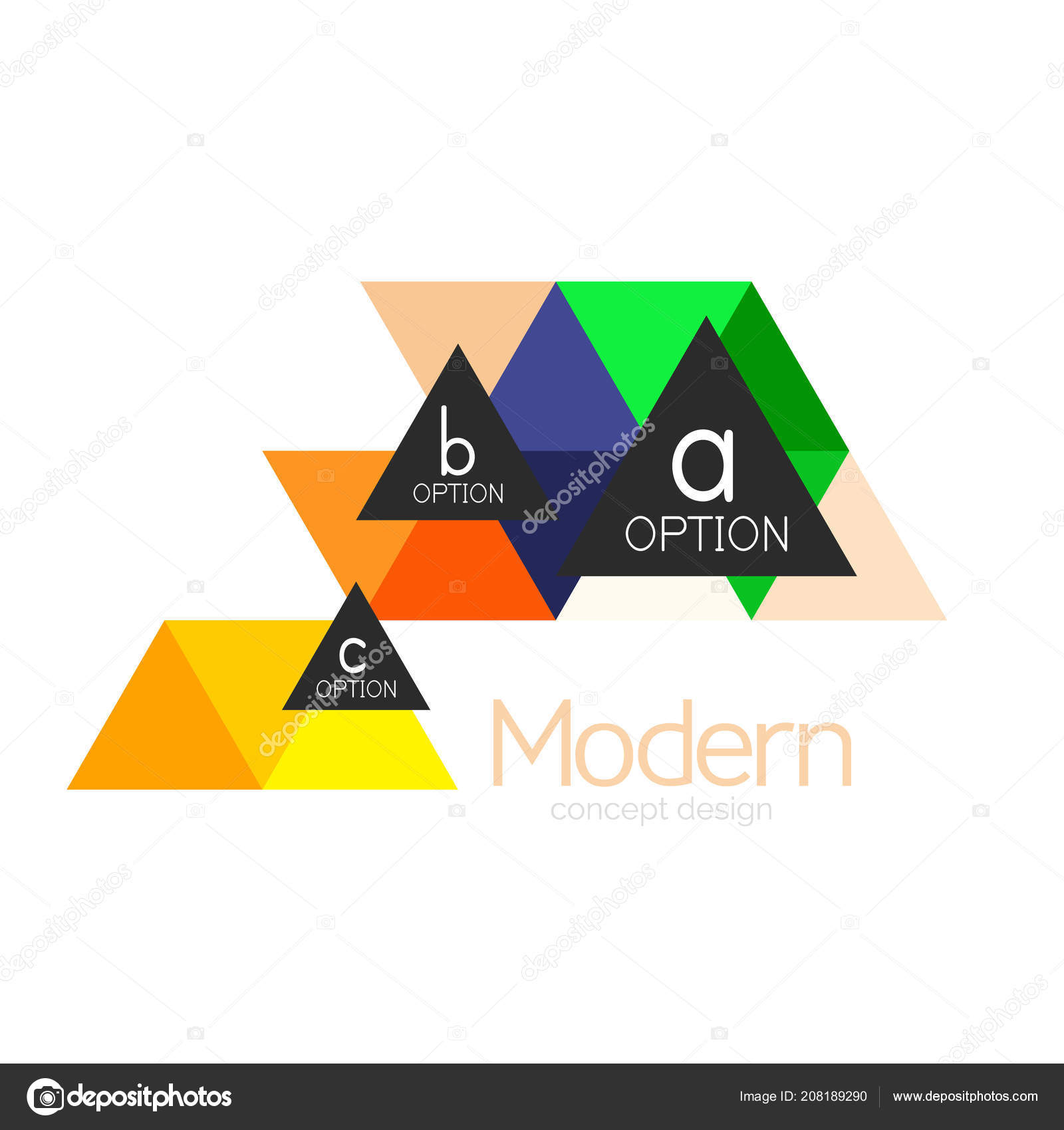 Triangle shape design abstract business logo icon design. Company ...