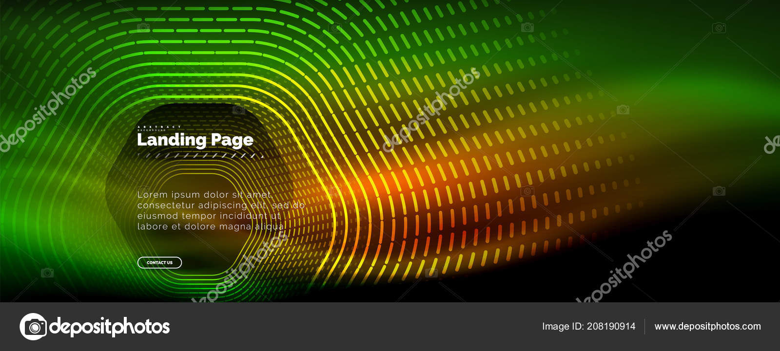 Neon glowing techno hexagon shape lines, hi-tech futuristic abstract ...