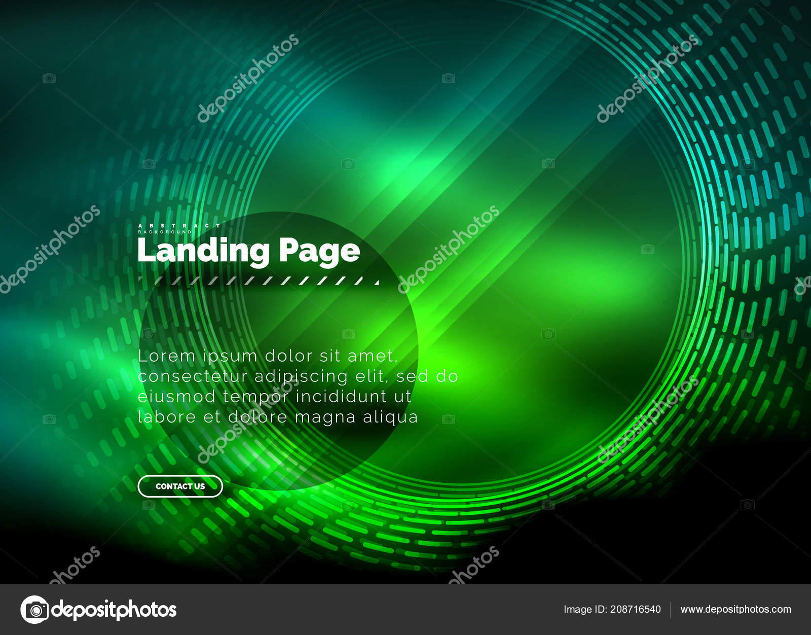 Neon glowing techno lines, hi-tech futuristic abstract background ...