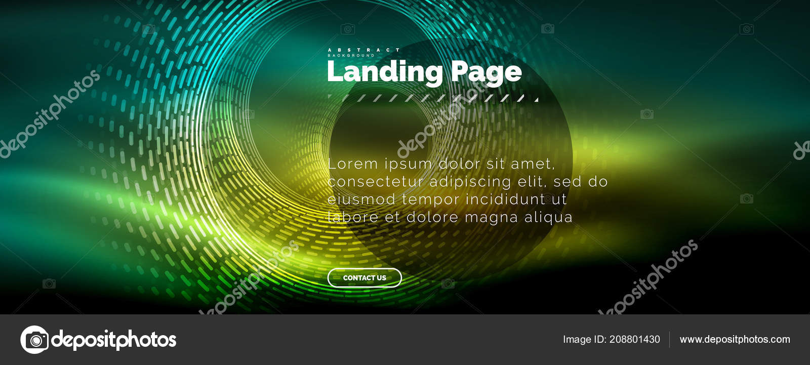 Neon glowing techno lines, hi-tech futuristic abstract background ...