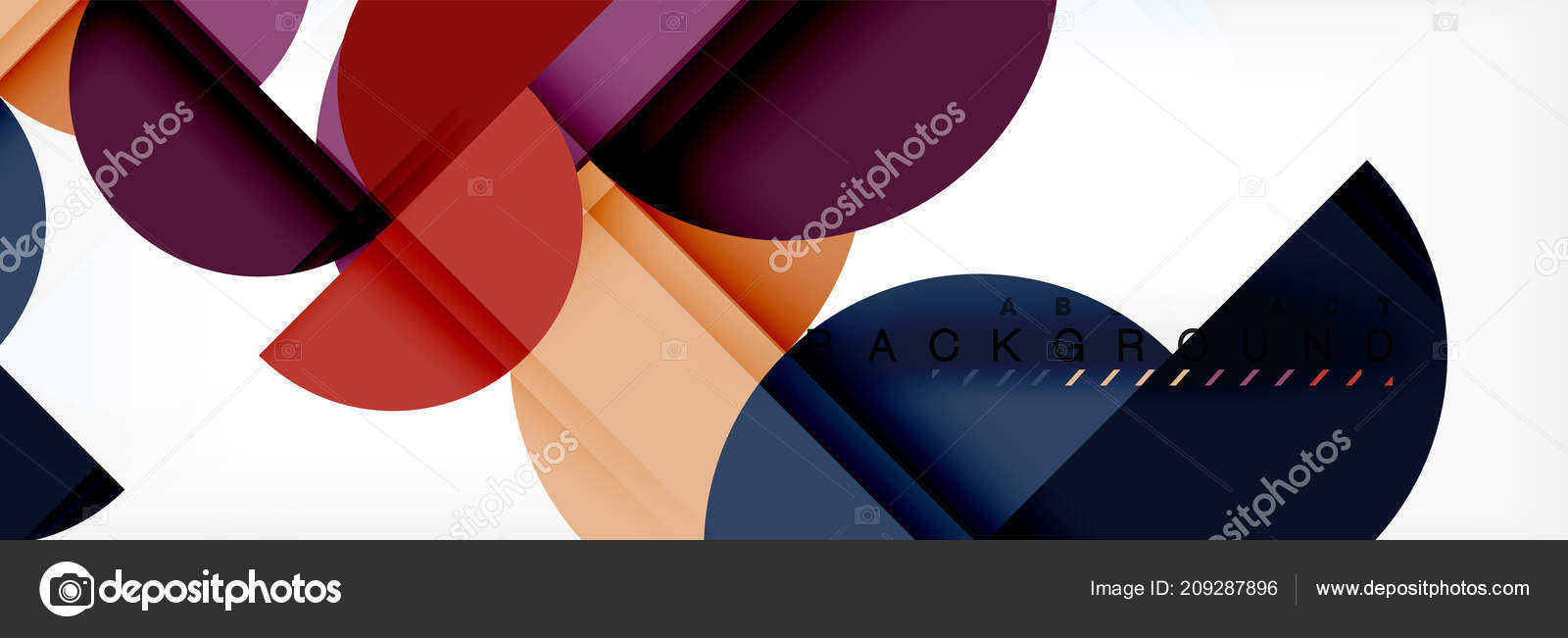 Semi circle abstract background, modern geometric pattern design ...