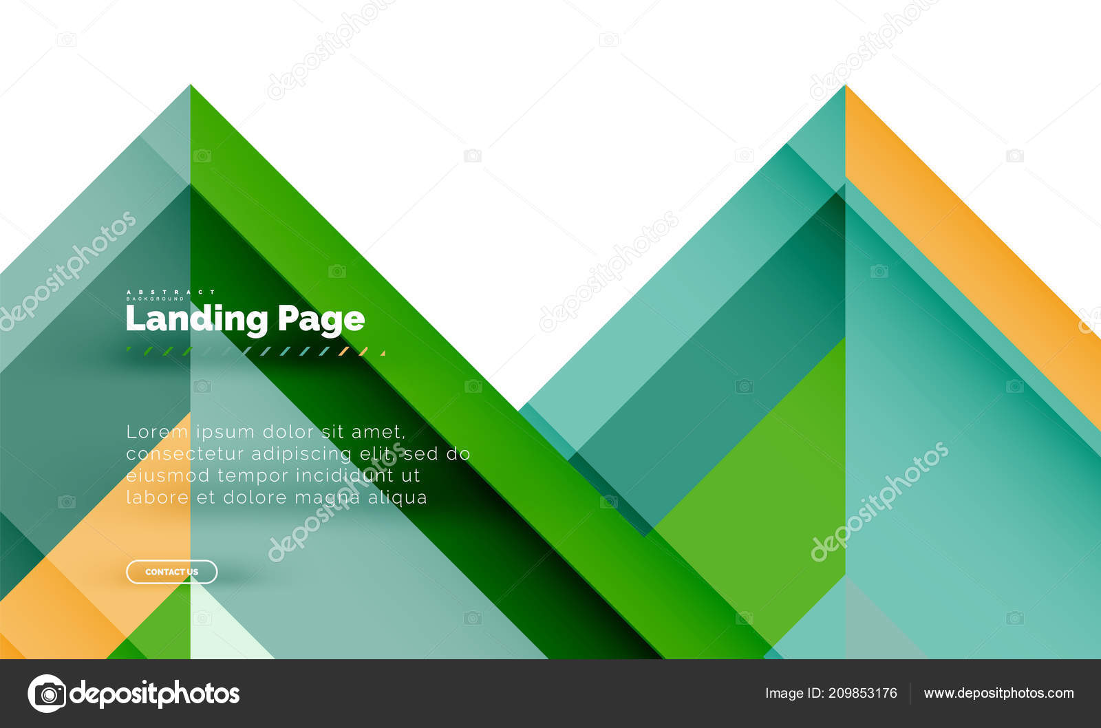 Square shape geometric abstract background, landing page web design ...