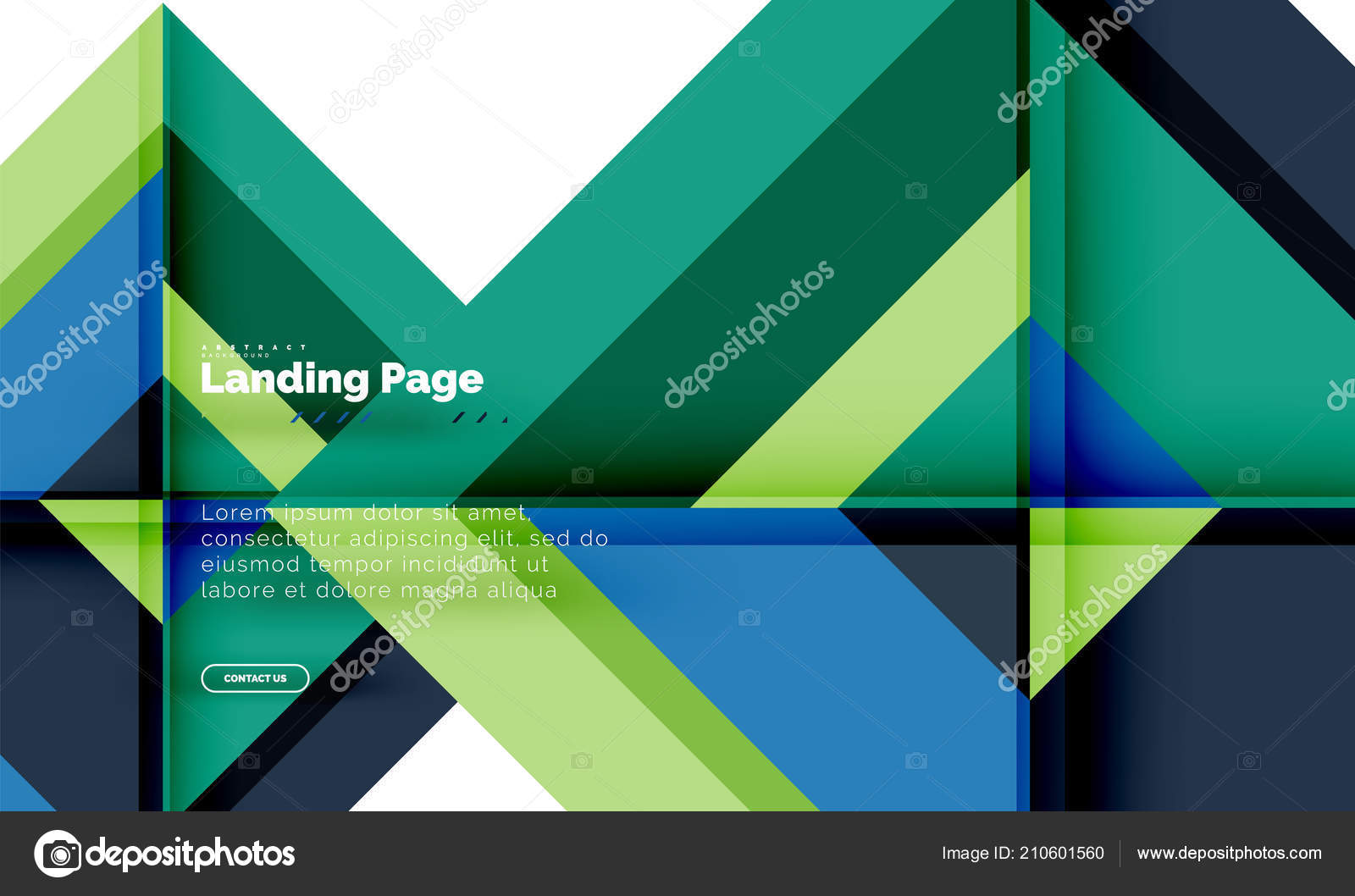 Square shape geometric abstract background, landing page web design ...