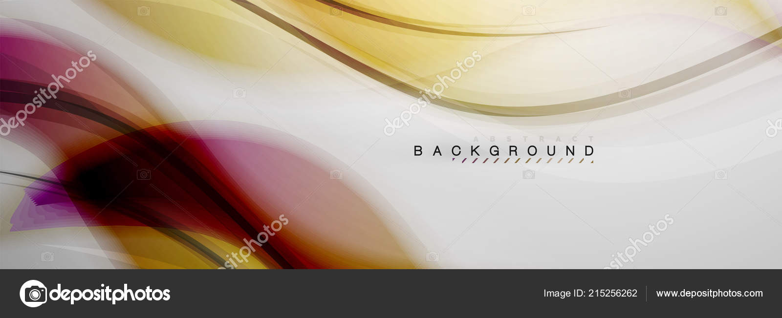 Smooth blur wave background Stock Vector by ©akomov 215256262
