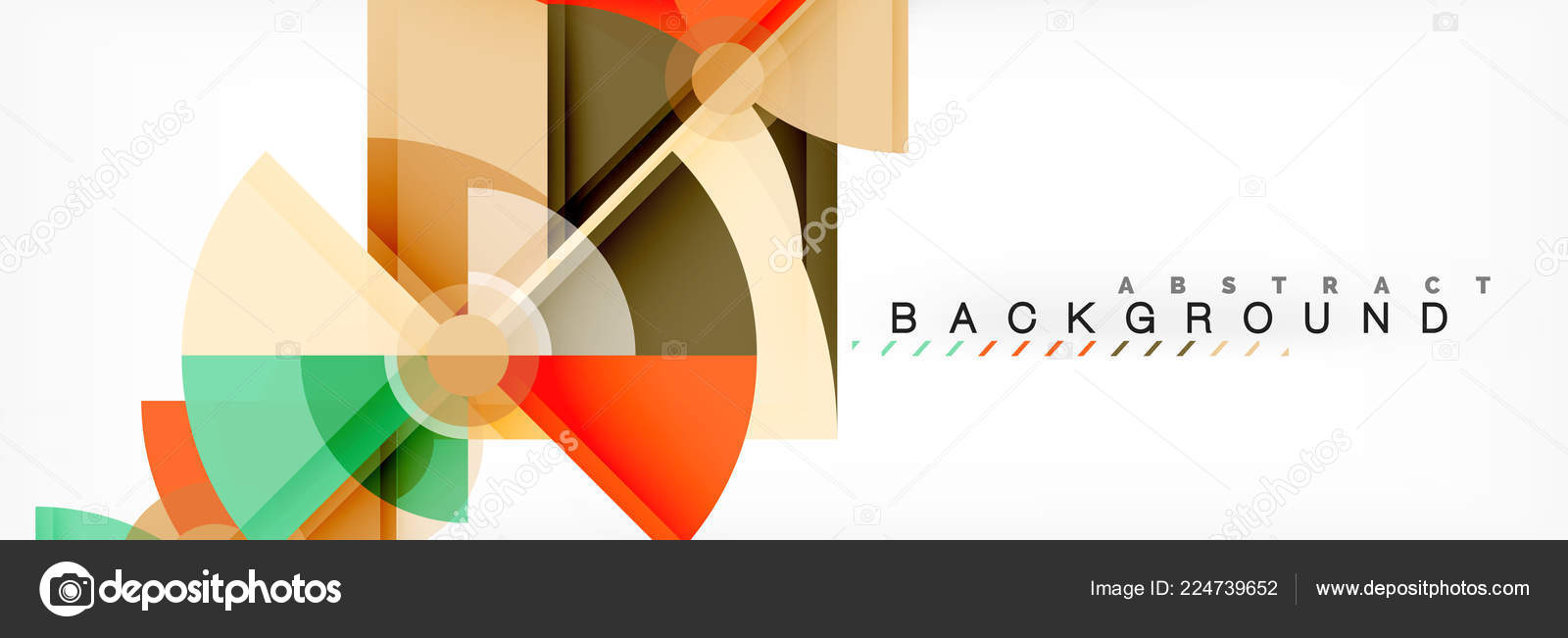 Triangles and circle geometric background Stock Vector by ©akomov 224739652