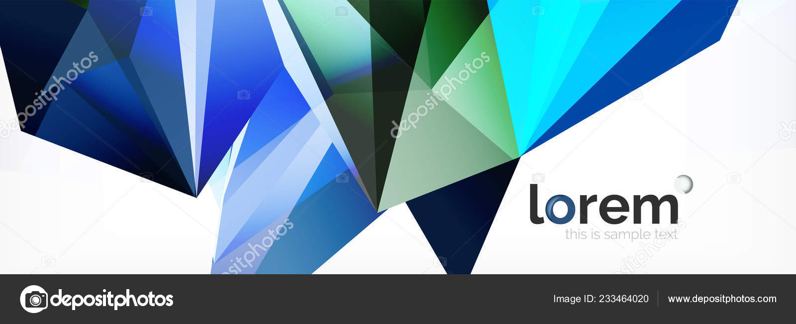 Modern geometric background. Poster template with polygonal elements ...