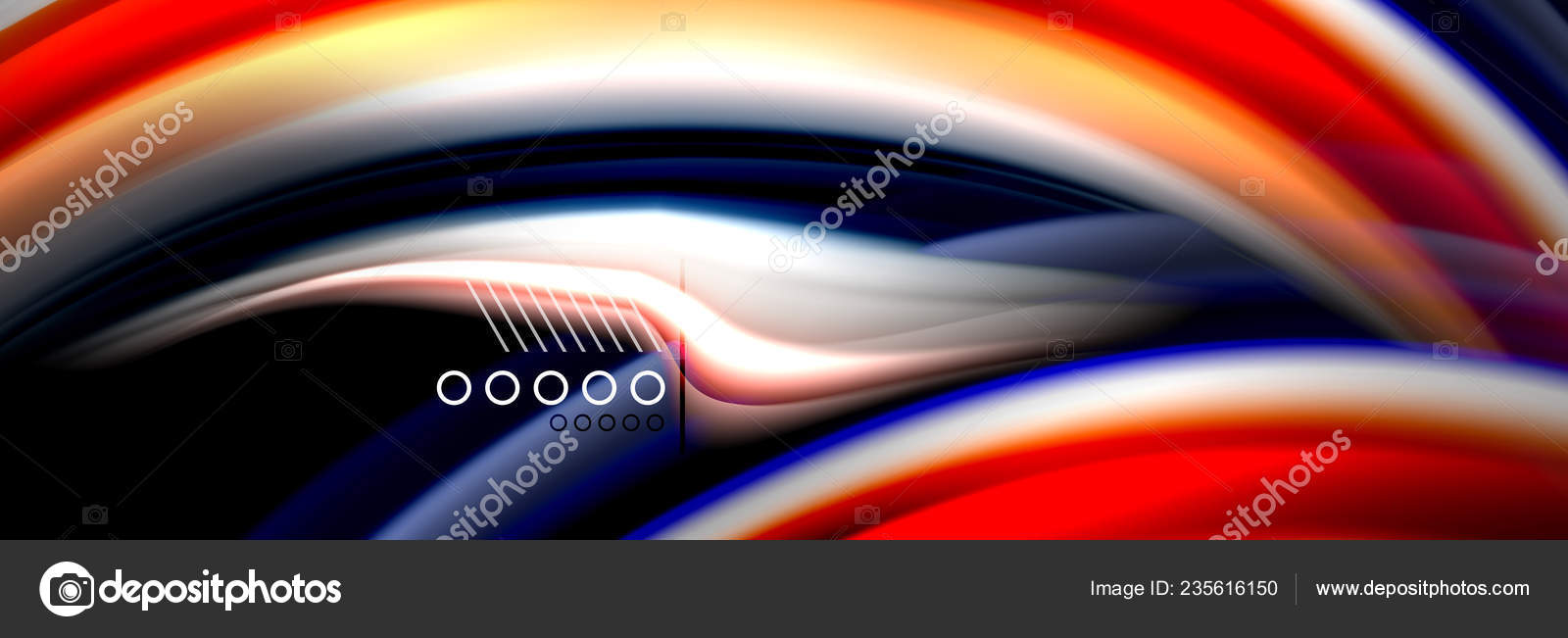 Fluid liquid wave pattern Stock Vector by ©akomov 235616150