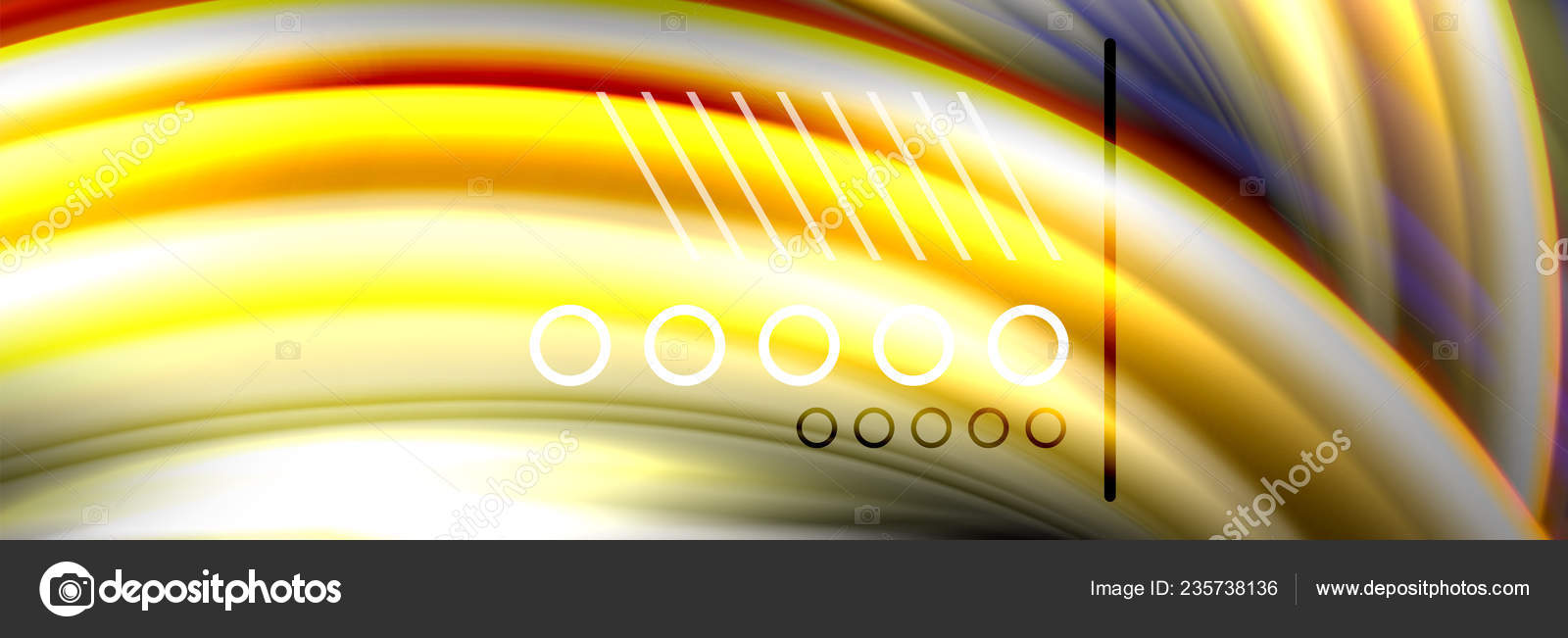 Fluid liquid wave pattern Stock Vector by ©akomov 235738136