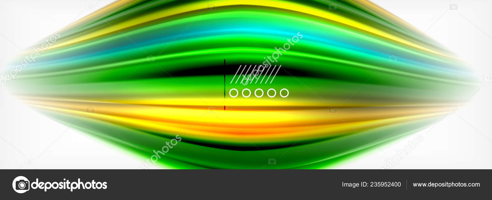 Smooth liquid blur wave background, color flow concept, illustration ...