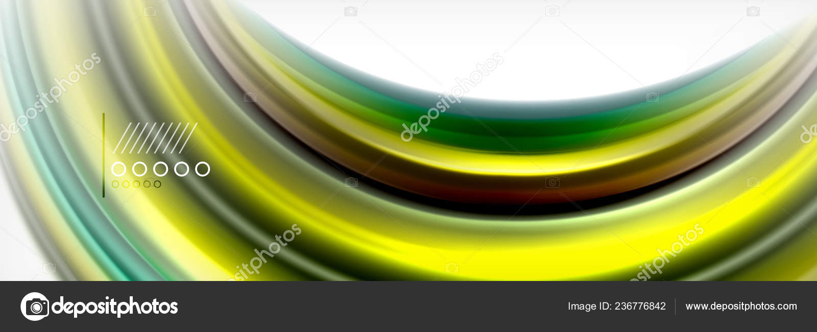 Smooth liquid blur wave background, color flow concept, illustration ...