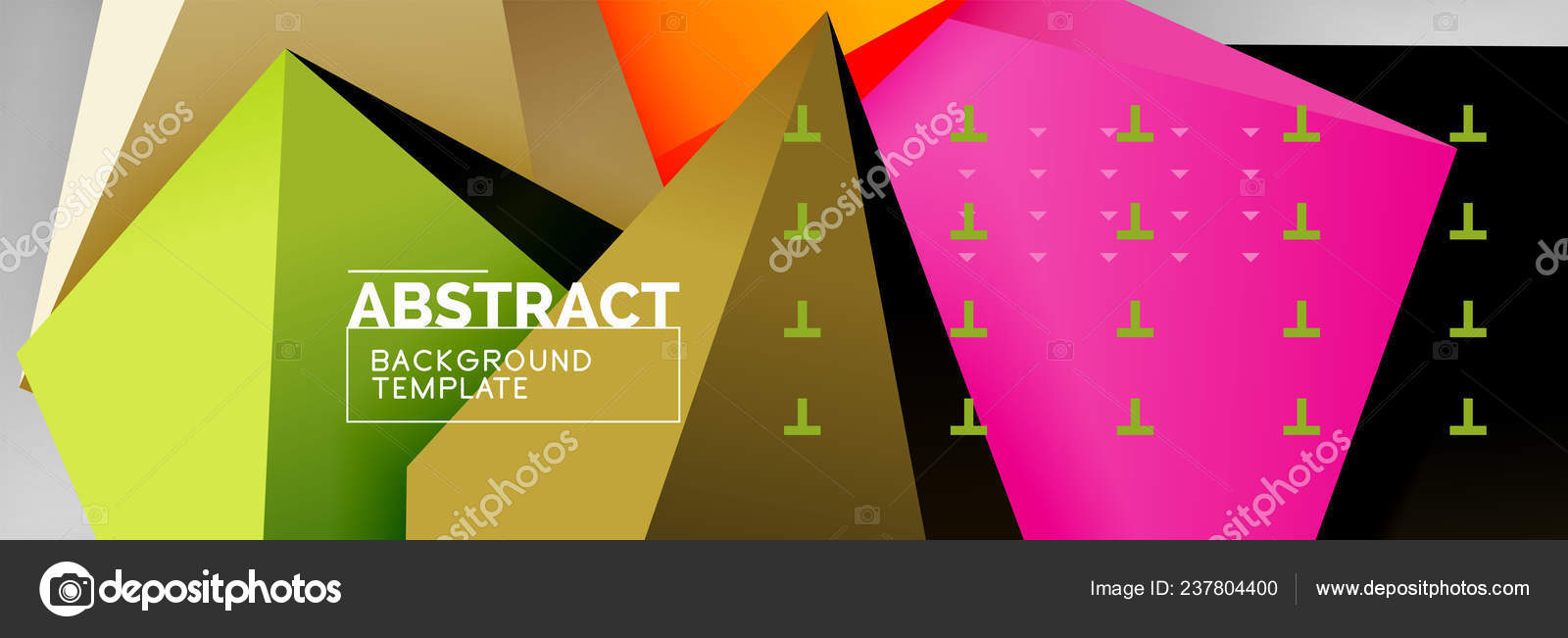 3d polygonal shape geometric background, triangular modern abstract ...