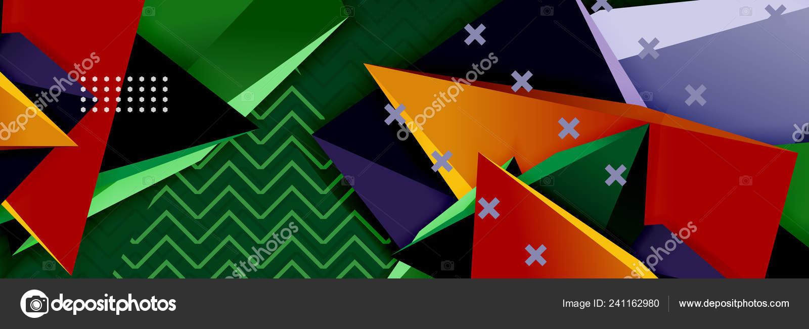 3d triangular vector minimal abstract background design Stock Vector by ...