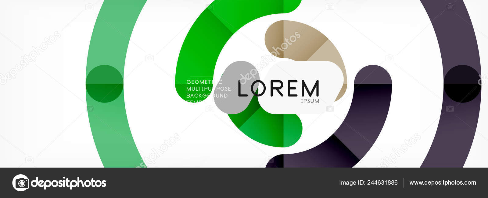 Circular lines design background Stock Vector Image by ©akomov #244631886