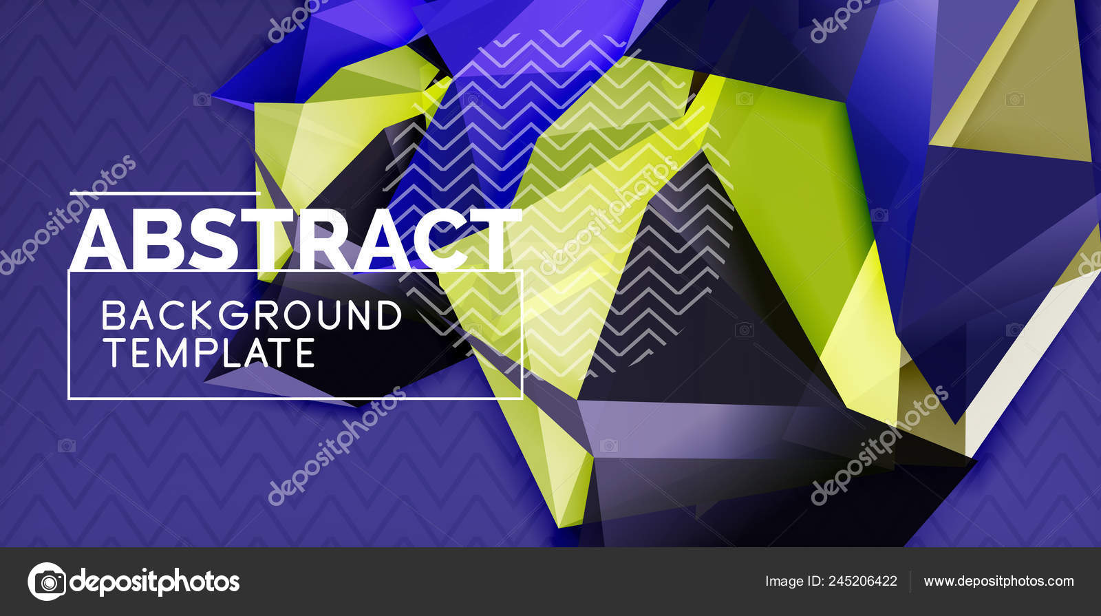Vector Triangular 3d Formas Geométricas Fondo Diseño De Póster Moderno