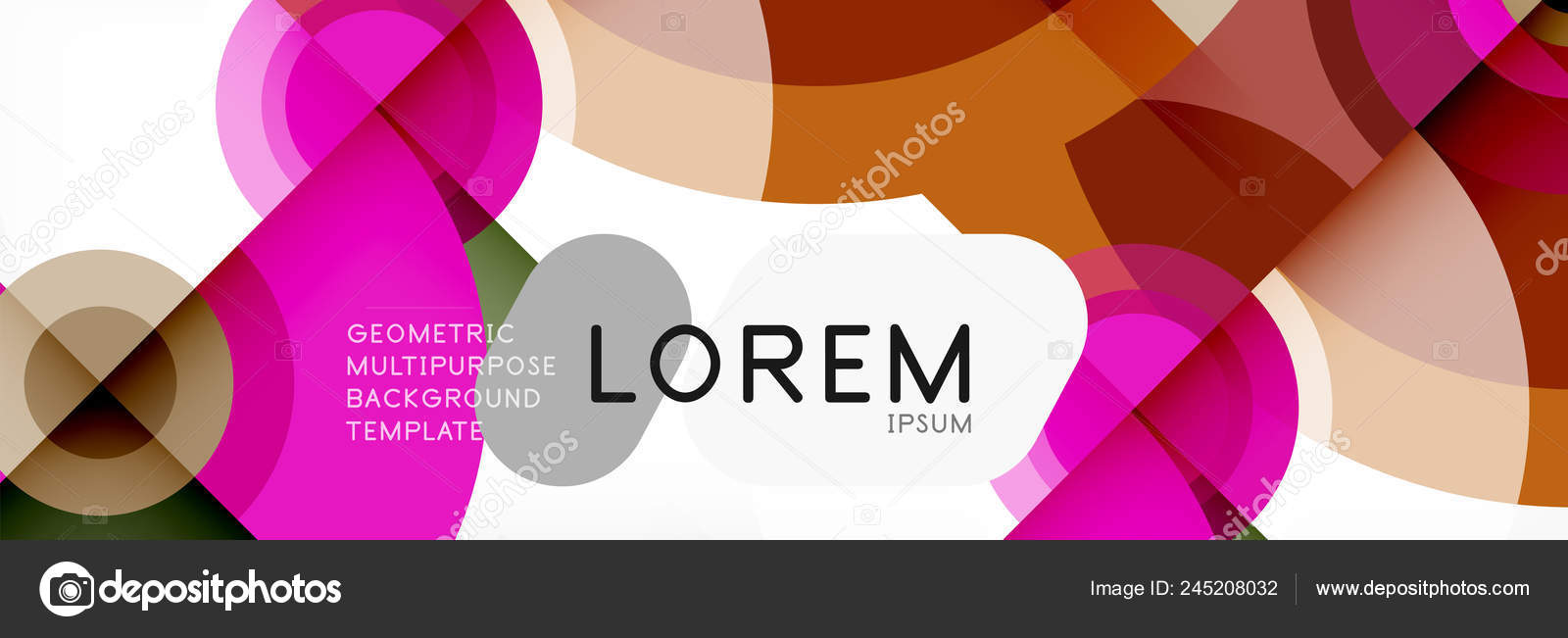 Circular vector abstract background Stock Vector by ©akomov 245208032