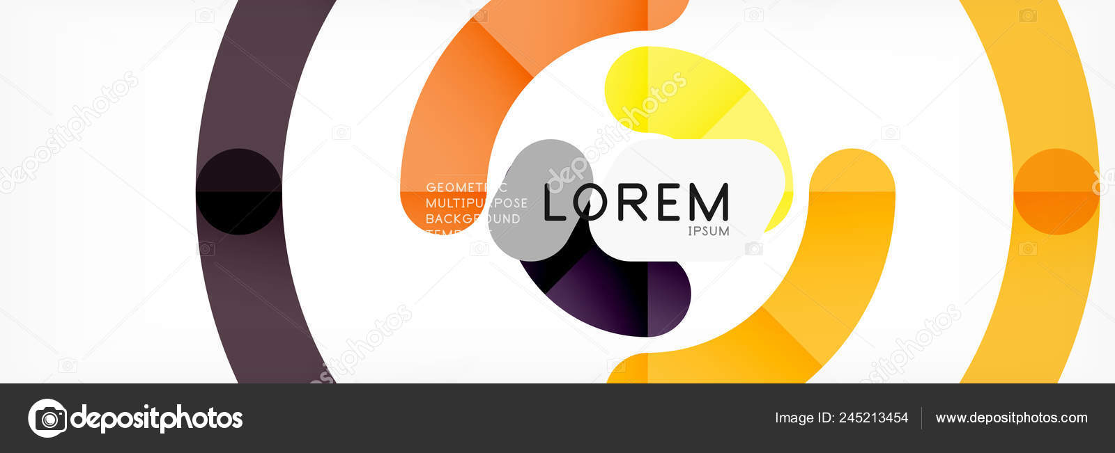 Linear design circle background Stock Vector Image by ©akomov #245213454