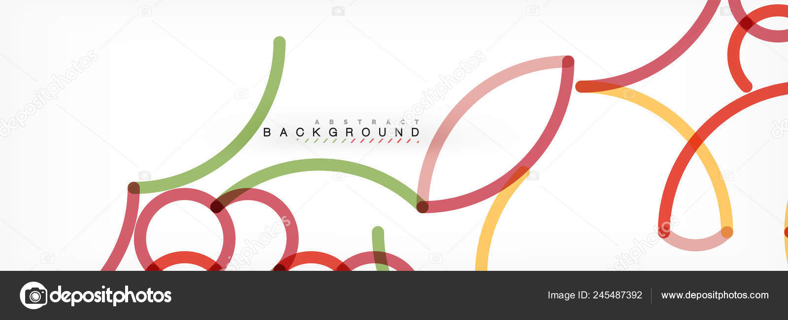 Abstract color lines on white. Modern colorful flow poster wave. Art ...