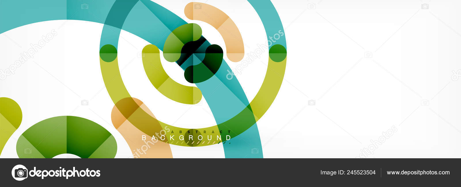 Linear design circle background Stock Vector by ©akomov 245523504