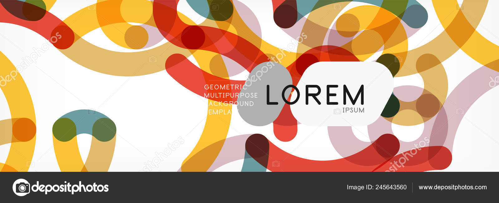 Abstract color lines on white. Modern colorful flow poster wave. Art ...