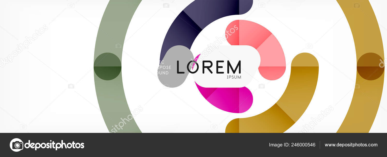 Circular lines design background Stock Vector Image by ©akomov #246000546