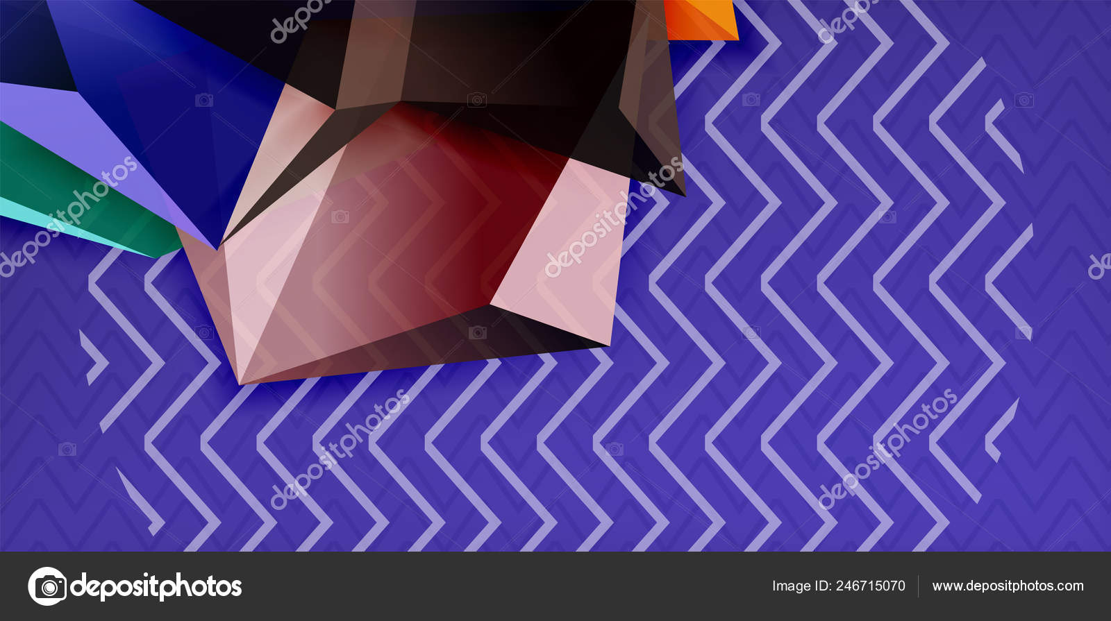 Triangular Low Poly Background Design Stock Vector By ©akomov 246715070