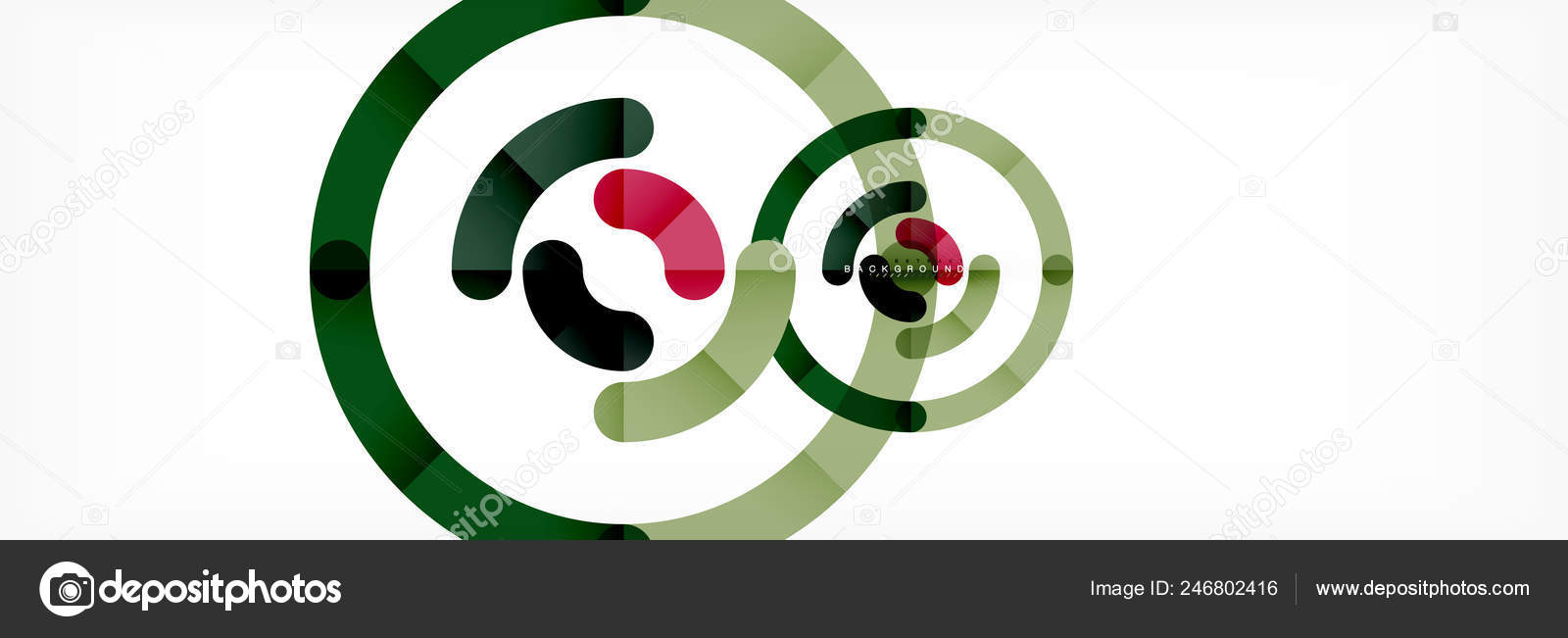 Circular lines design background Stock Vector by ©akomov 246802416