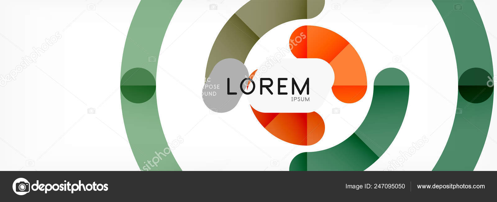 Circular lines design background Stock Vector Image by ©akomov #247095050