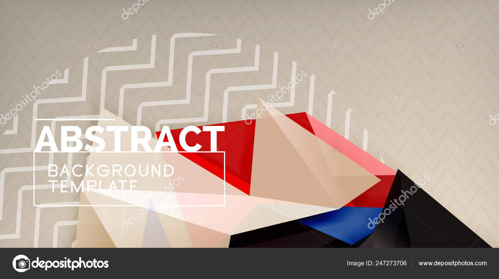 Triangular Low Poly Background Design Stock Vector By ©akomov 247273706