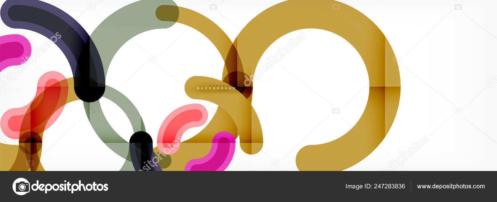 Circular lines design background Stock Vector by ©akomov 247283836
