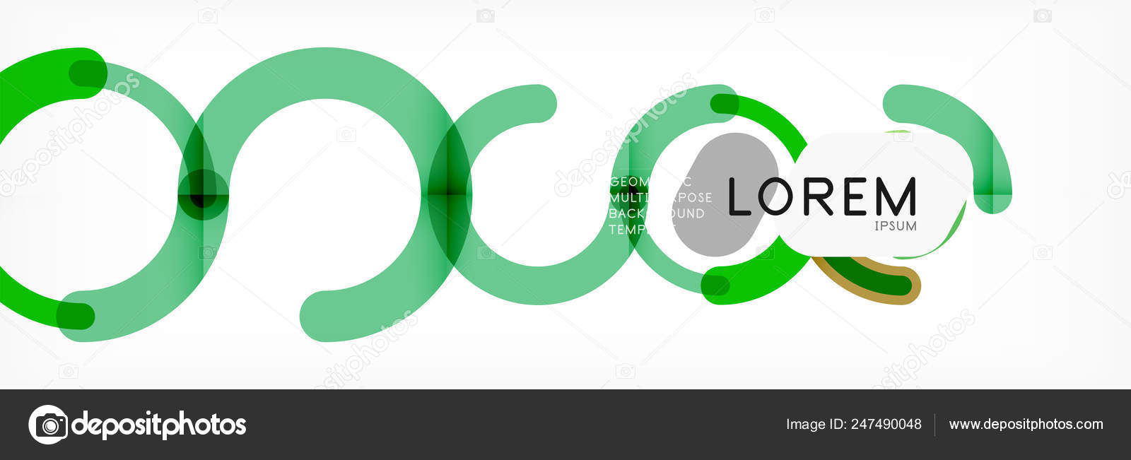 Circular lines design background Stock Vector Image by ©akomov #247490048
