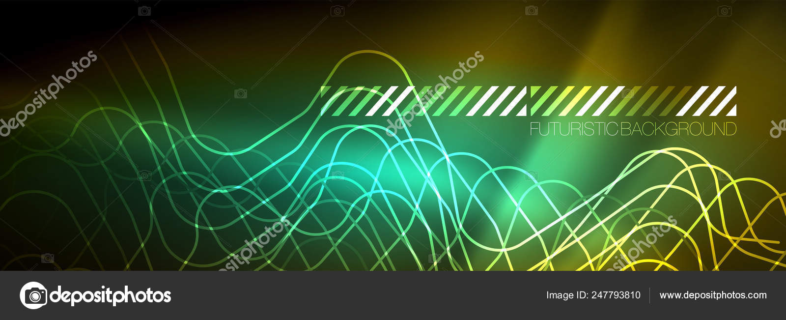 Shiny neon lights background, techno design, modern wallpaper for your ...