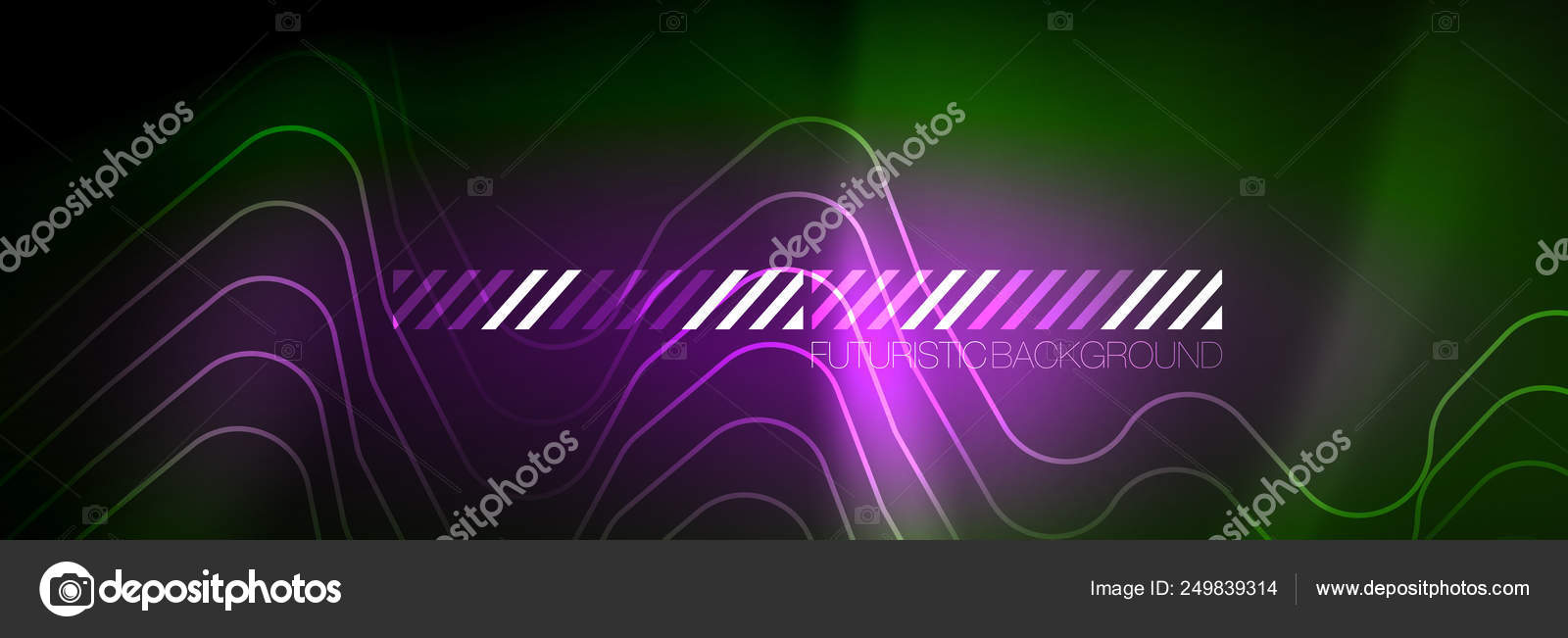 Shiny neon lights background, techno design, modern wallpaper for your ...