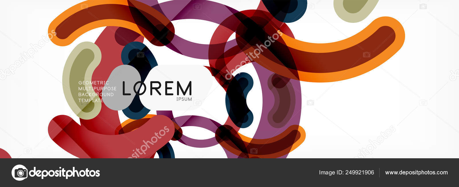 Linear design circle background Stock Vector by ©akomov 249921906