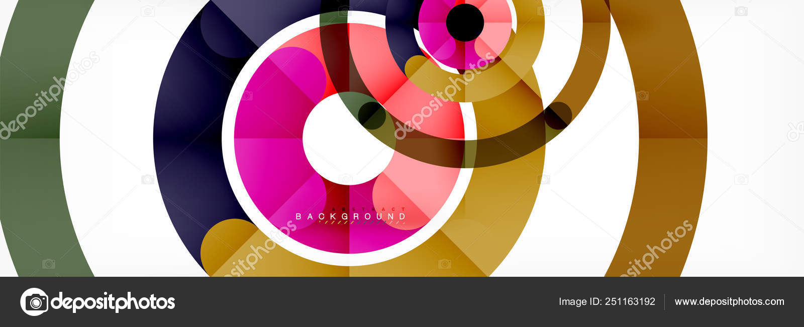 Circular lines design background Stock Vector by ©akomov #251163192