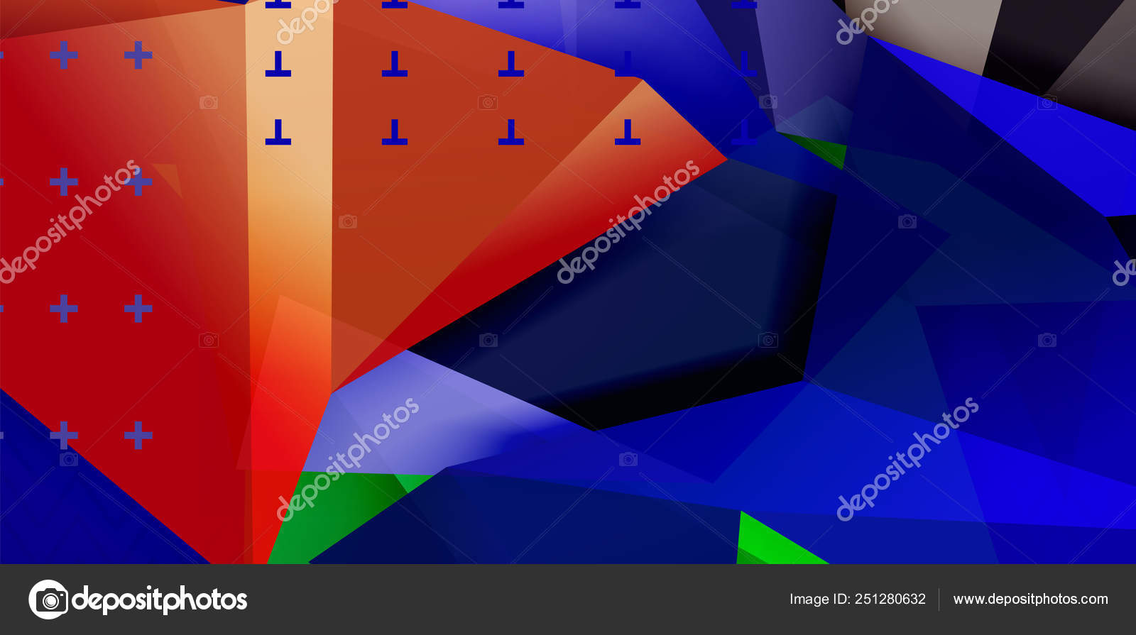 Diseño triangular de fondo de poli bajo Vector de stock por ©akomov ...