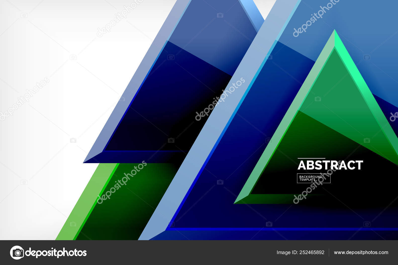 Tech futuristic geometric 3d shapes, minimal abstract background Stock ...